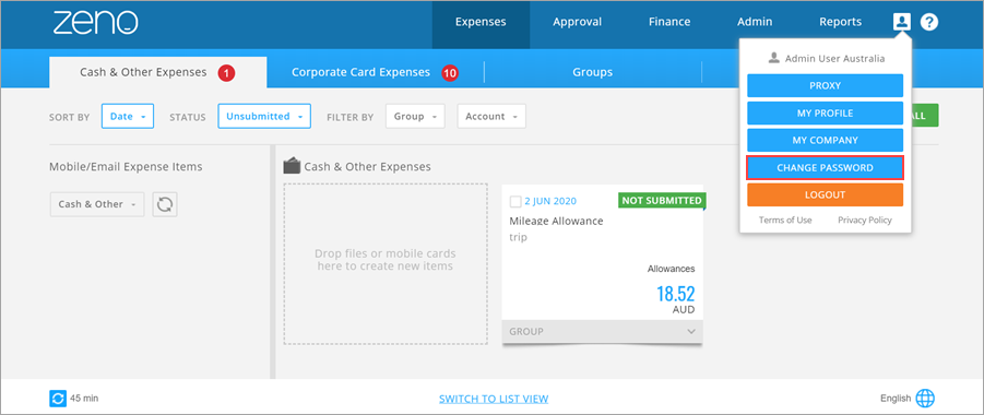 Login Options – Serko Expense Knowledge Base